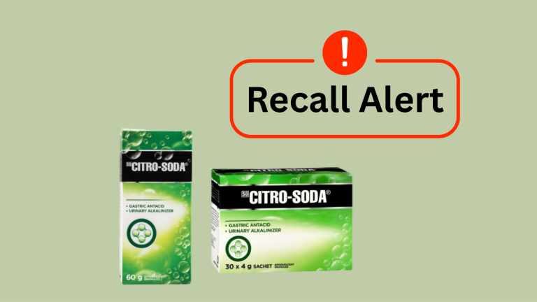 SAHPRA Recalls Citro‑Soda in South Africa